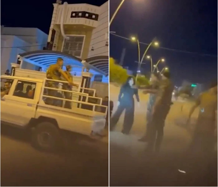 شاهد فتاة عراقية تقود قوة عسكرية من بغداد إلى الأنبار لاعتقال أحد
